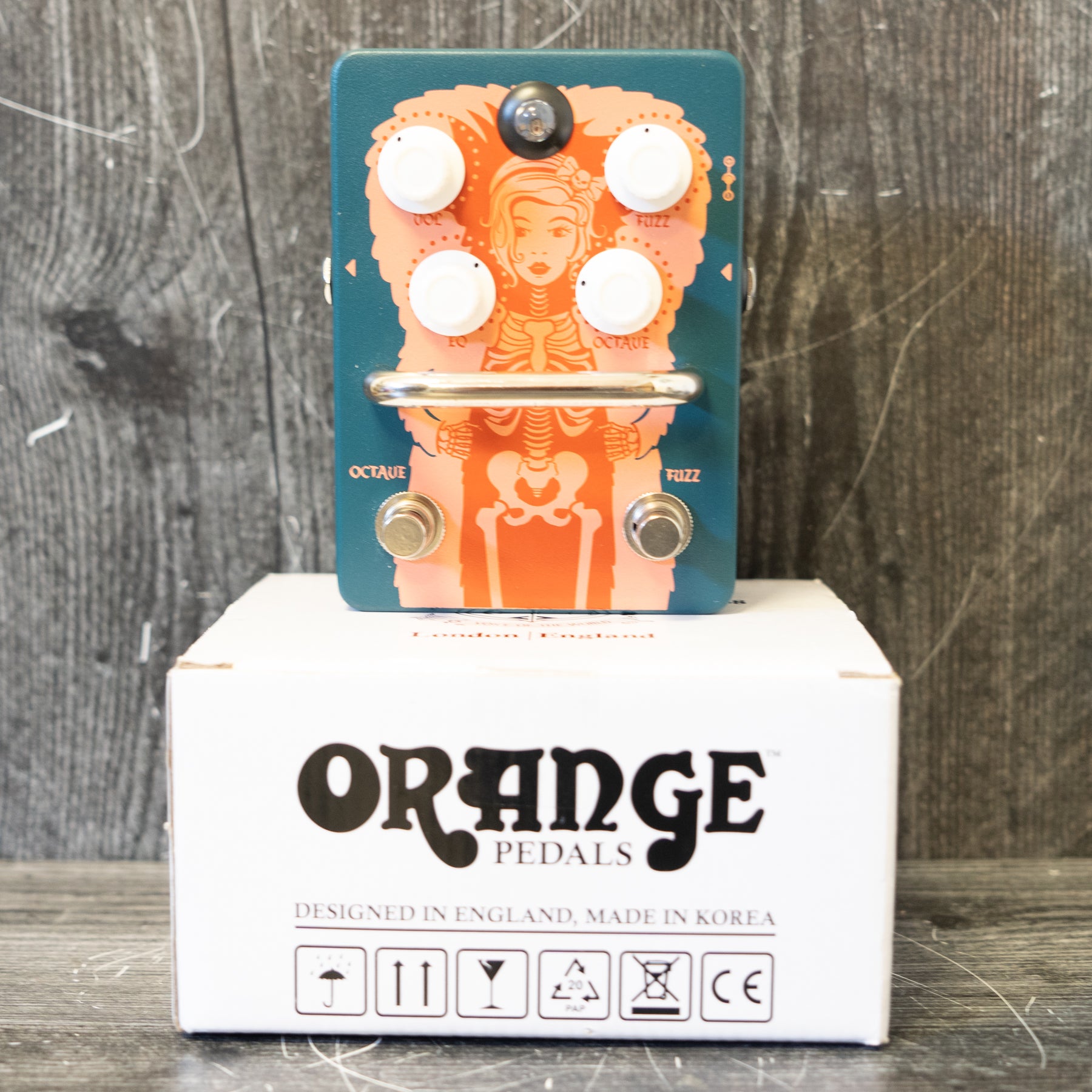 Orange Fur Coat Fuzz / Octave Pedal