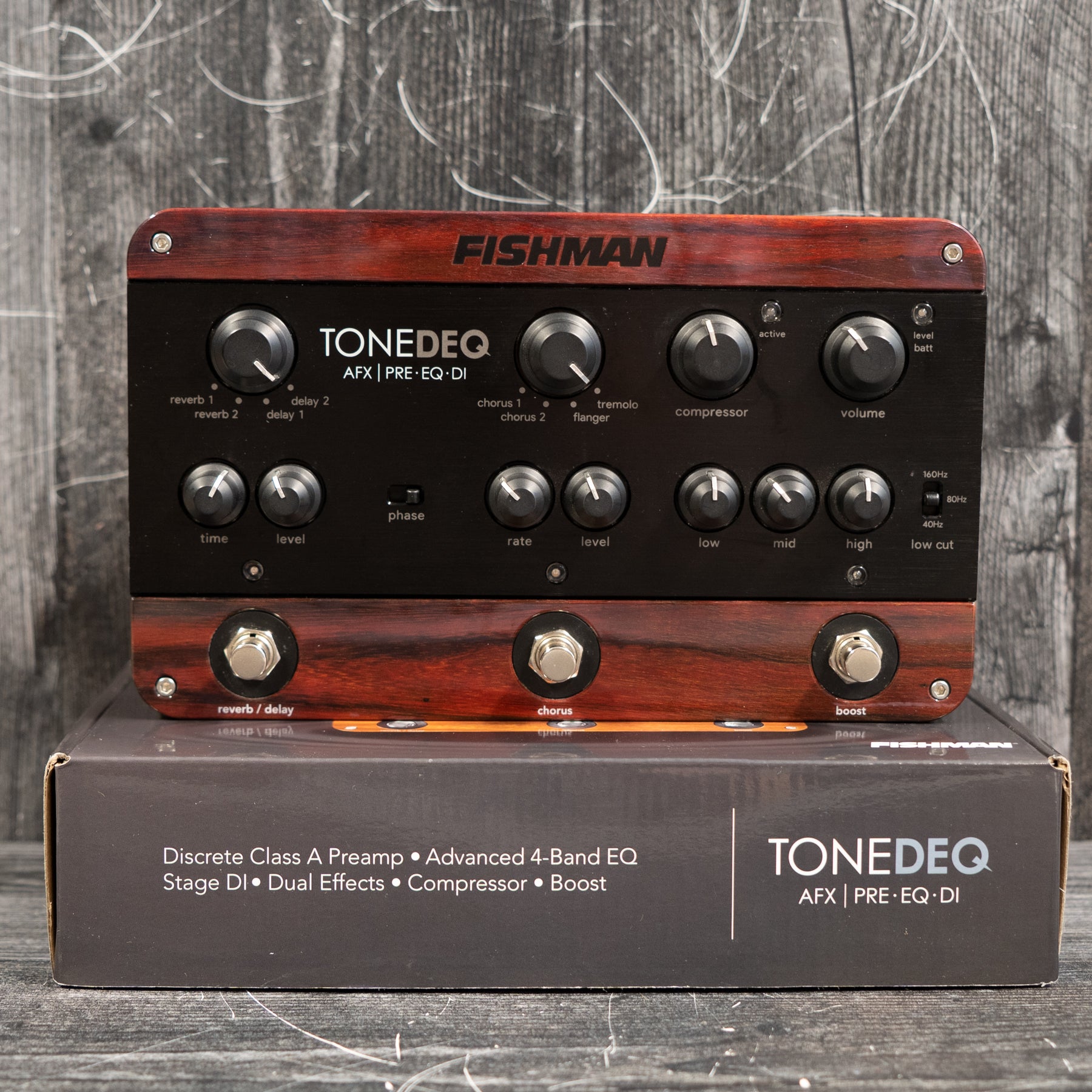 Fishman ToneDeq AFX Preamp EQ and DI with Dual Effects