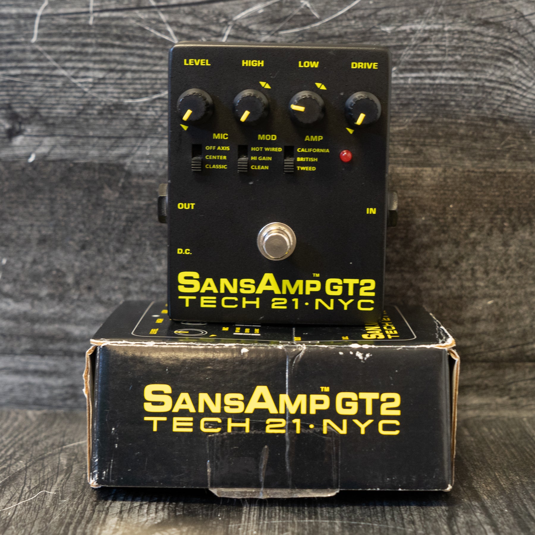 Tech 21 SansAmp GT2 Tube Amp Emulation Pedal