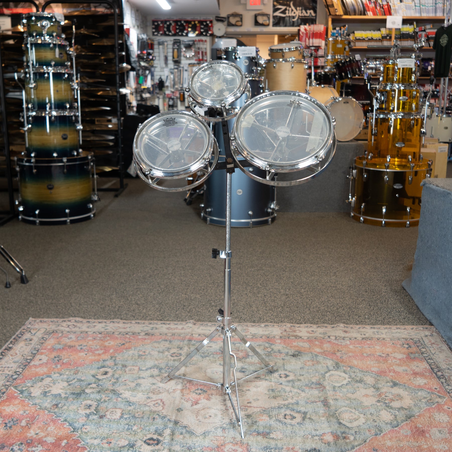 Remo Roto Toms w/ Stand - 6", 8", 10" (USED)