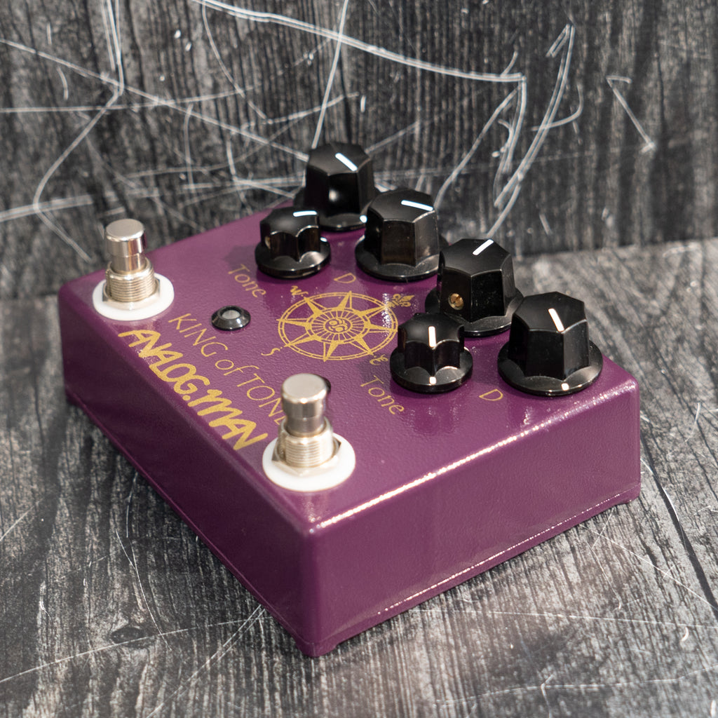 Analogman King of Tone V4 with Red Side High Gain Option