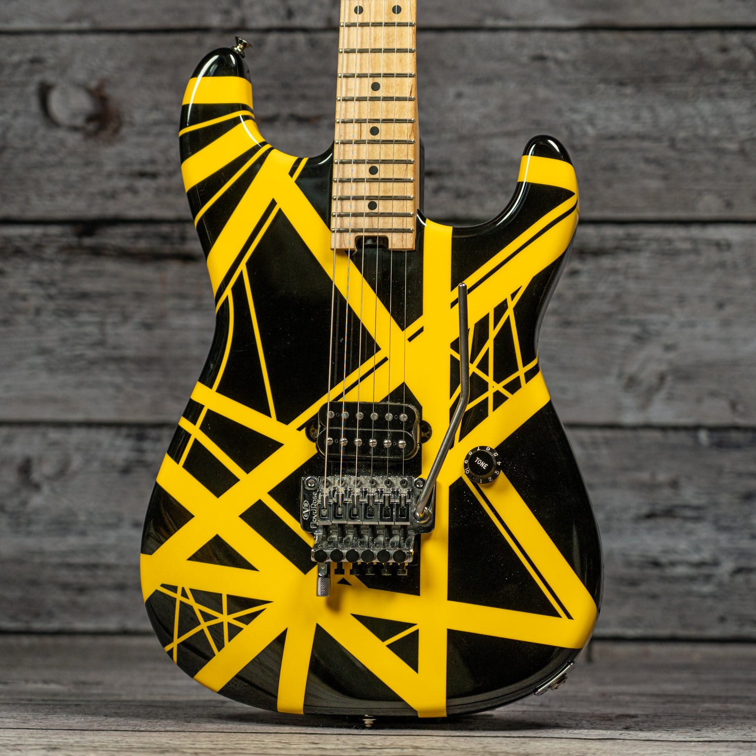 EVH Striped Series - Black with Yellow Stripes (USED)