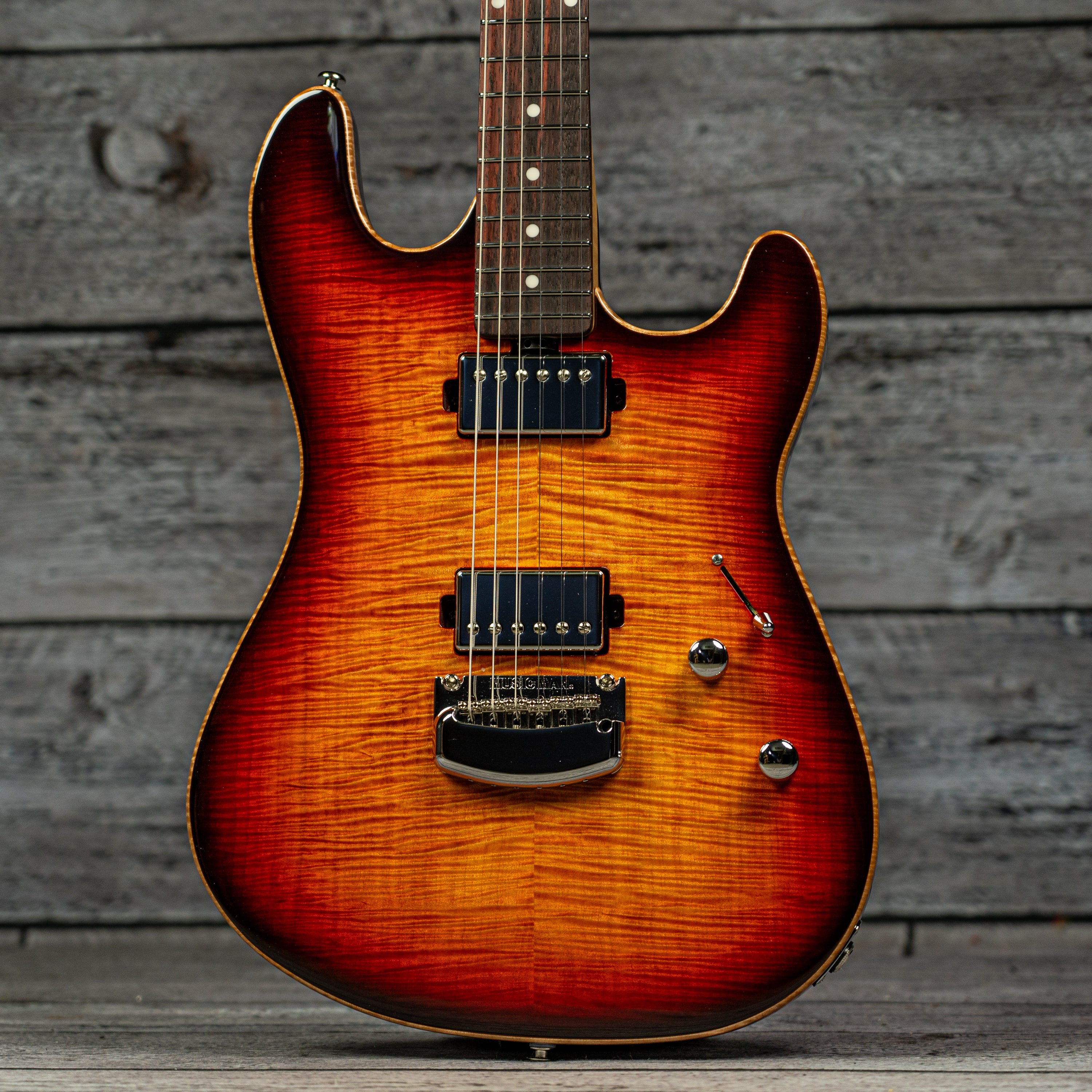 Ernie Ball Music Man Sabre Guitar HH Trem - Afterburn