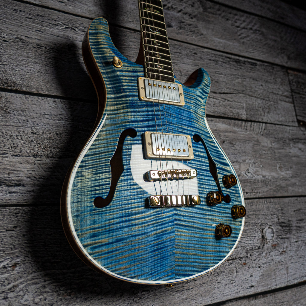 PRS McCarty 594 Hollowbody II - Faded Blue Jean 10-Top