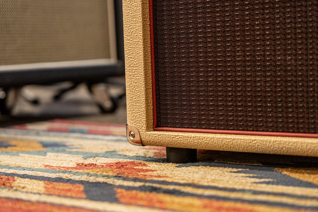 Two-Rock 2x12" Cabinet - Blond Tolex, Oxblood Grill