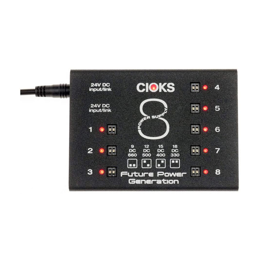 CIOKS 8 8-output Isolated Guitar Pedal Power Supply Expander Kit