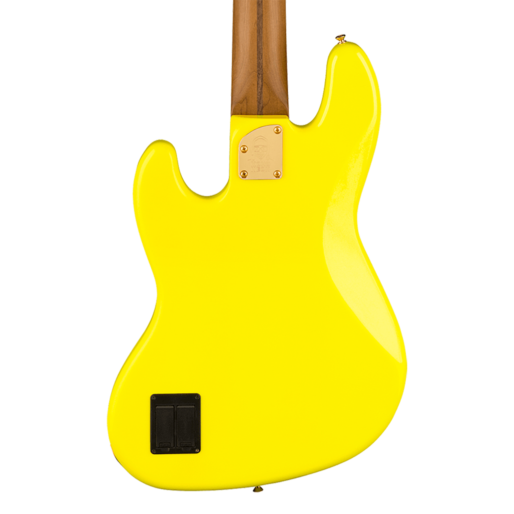 Fender MonoNeon Jazz Bass V - Maple Fingerboard, Neon Yellow