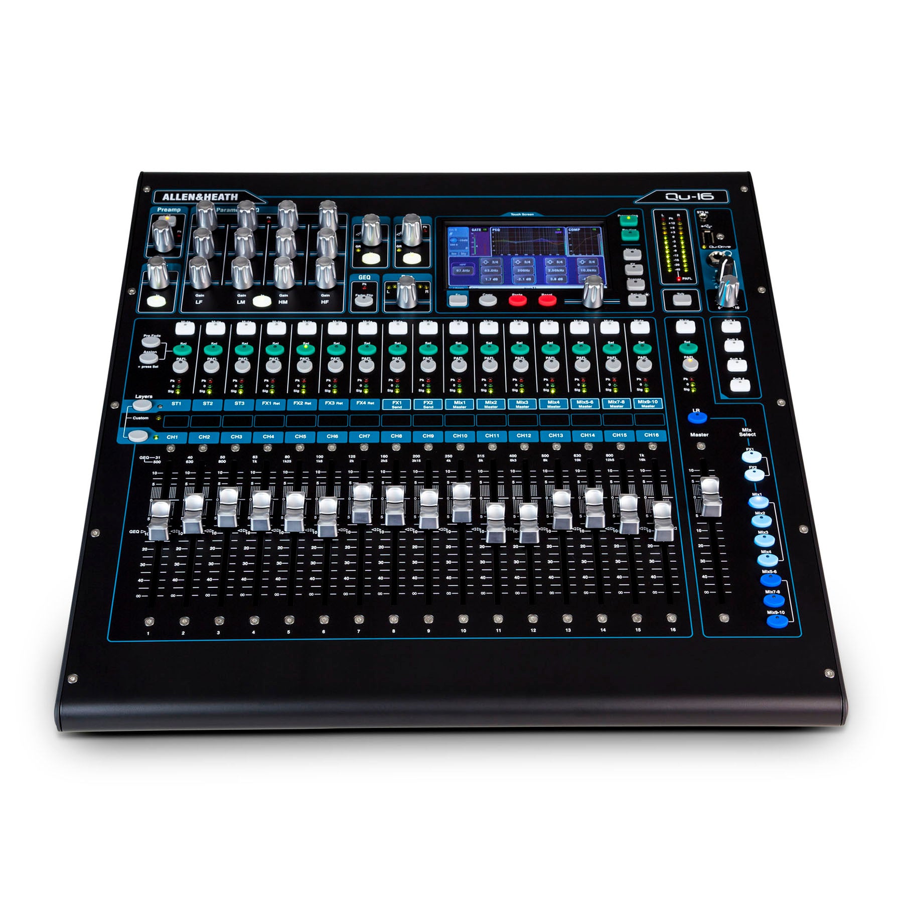 Allen & Heath QU-16C 16 Channel Rack Mount Digital Mixer