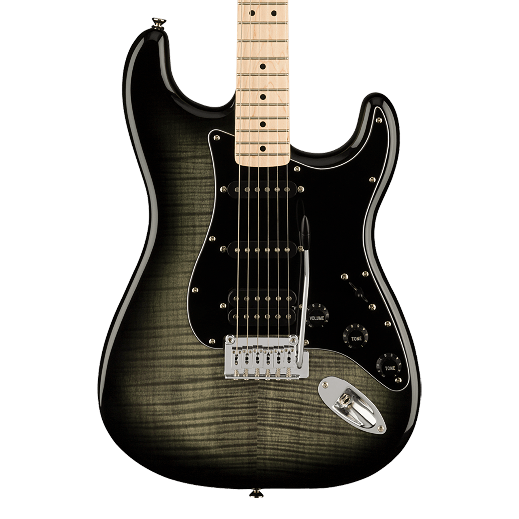 Squier Affinity Series Stratocaster FMT HSS - Maple Fingerboard, Black