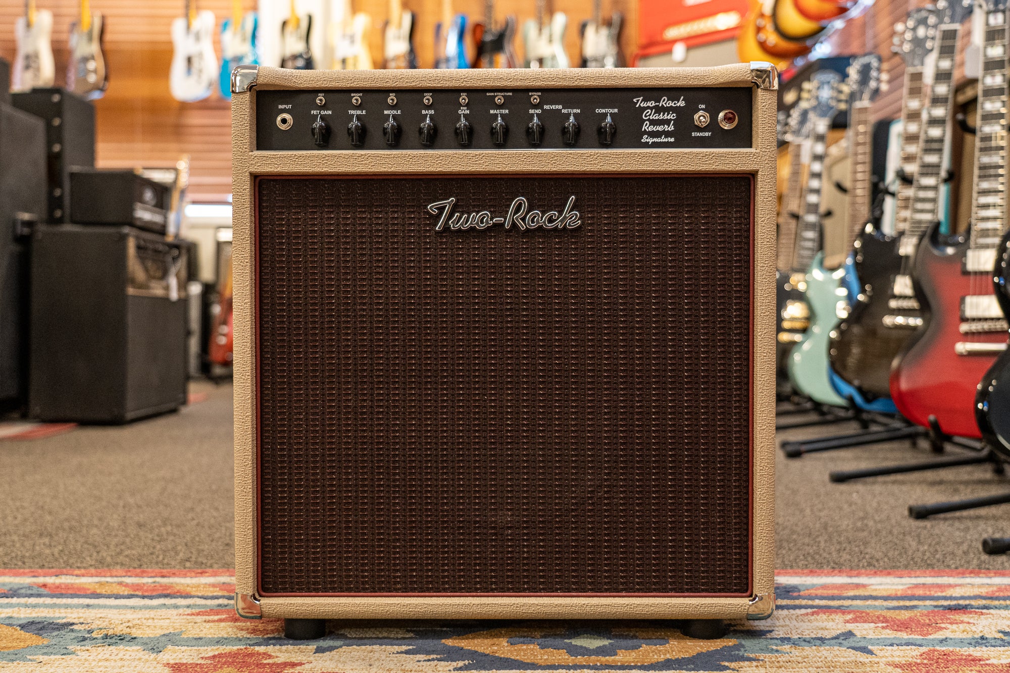 Two-Rock Classic Reverb Signature 50-watt Combo - Blonde/Oxblood