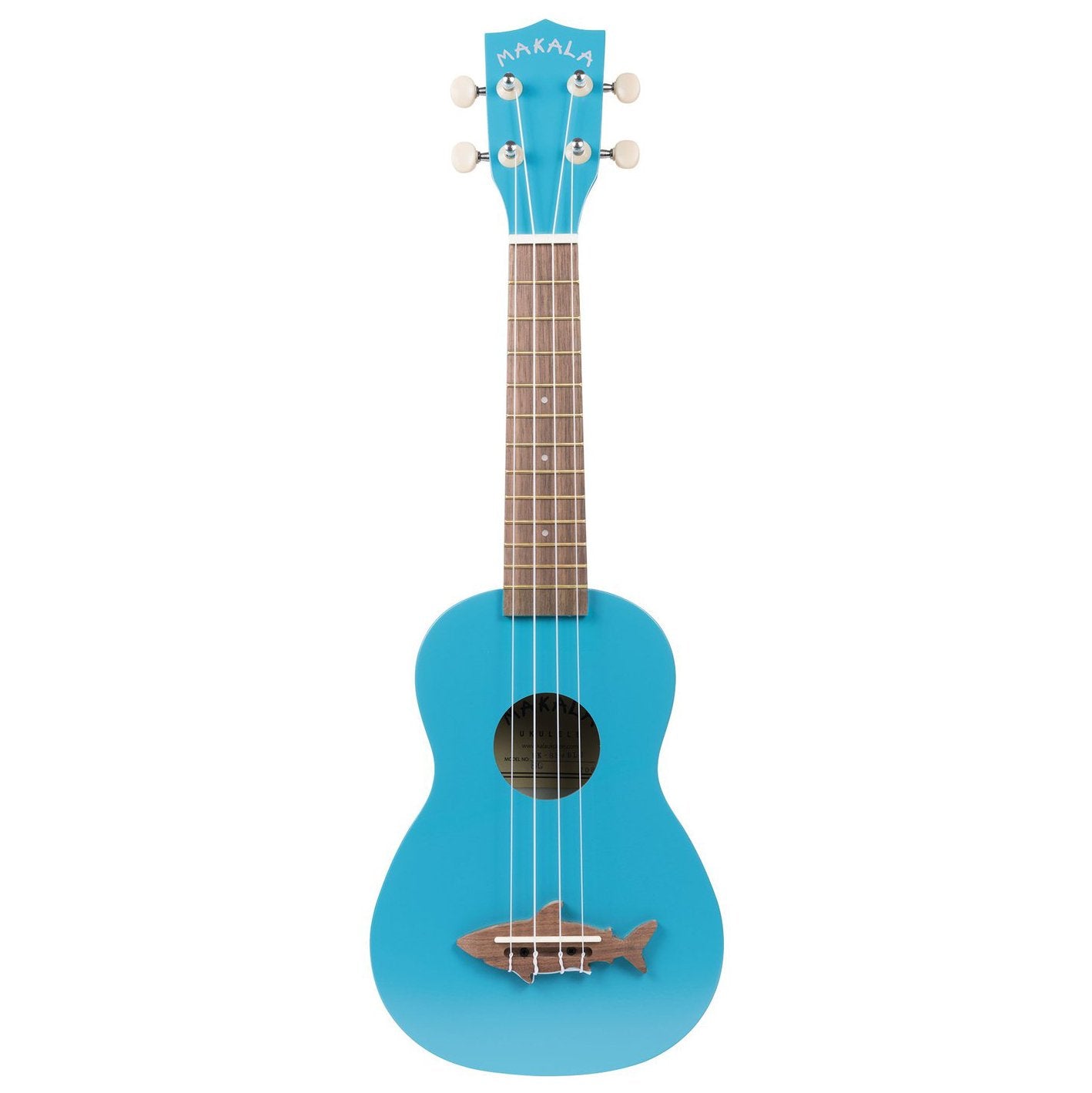 Kala Light Blue Burst Soprano Dolphin Rosewood Ukulele