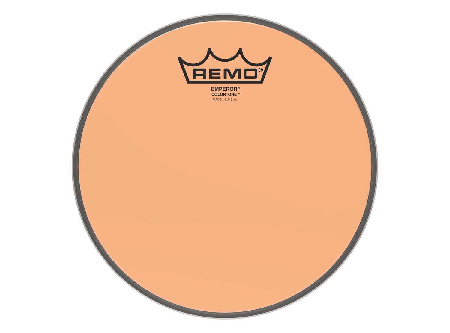 Remo Emperor Colortone Orange Drum Head, 8"